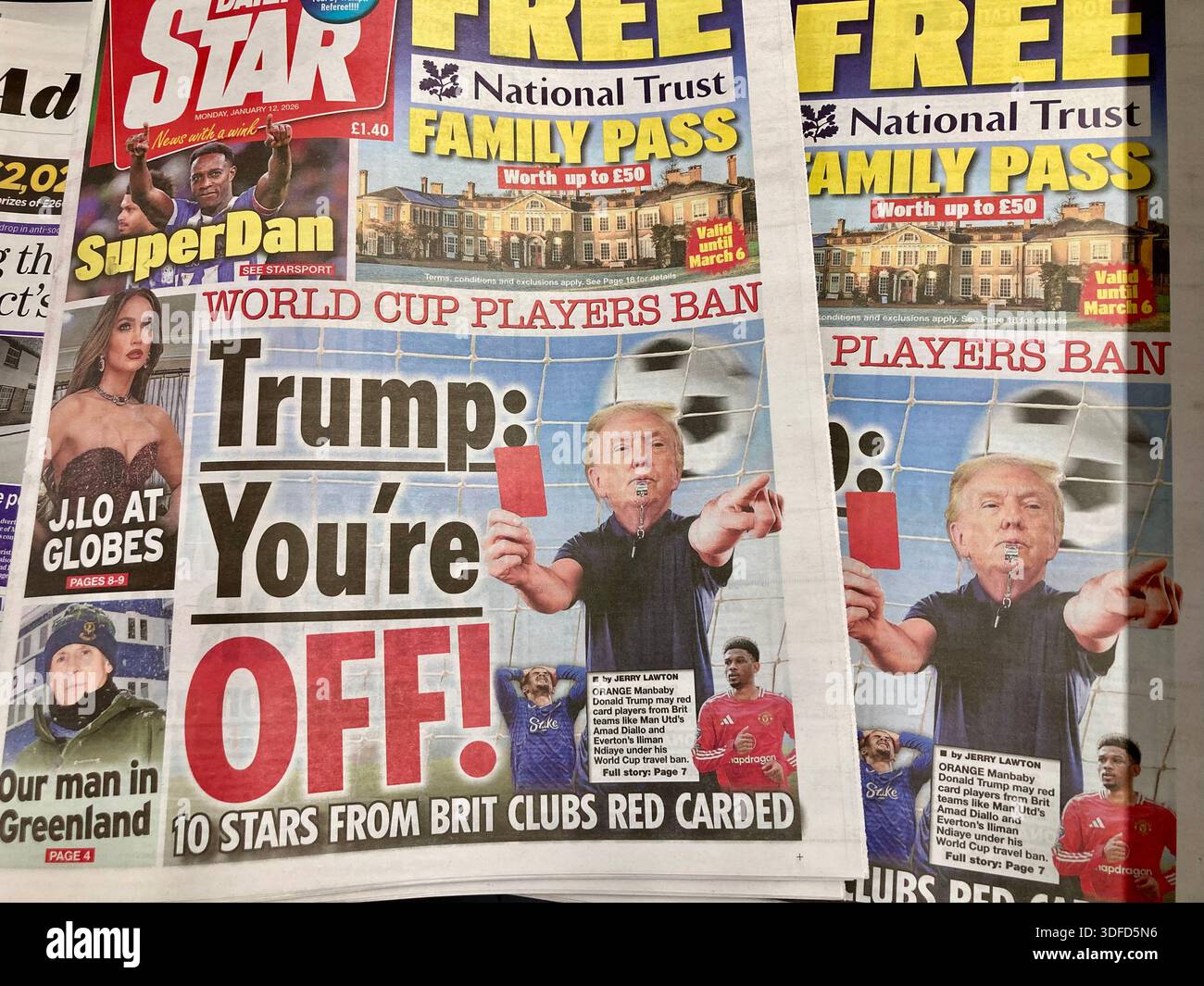 one British tabloid newspaper concern some football players and fans ...