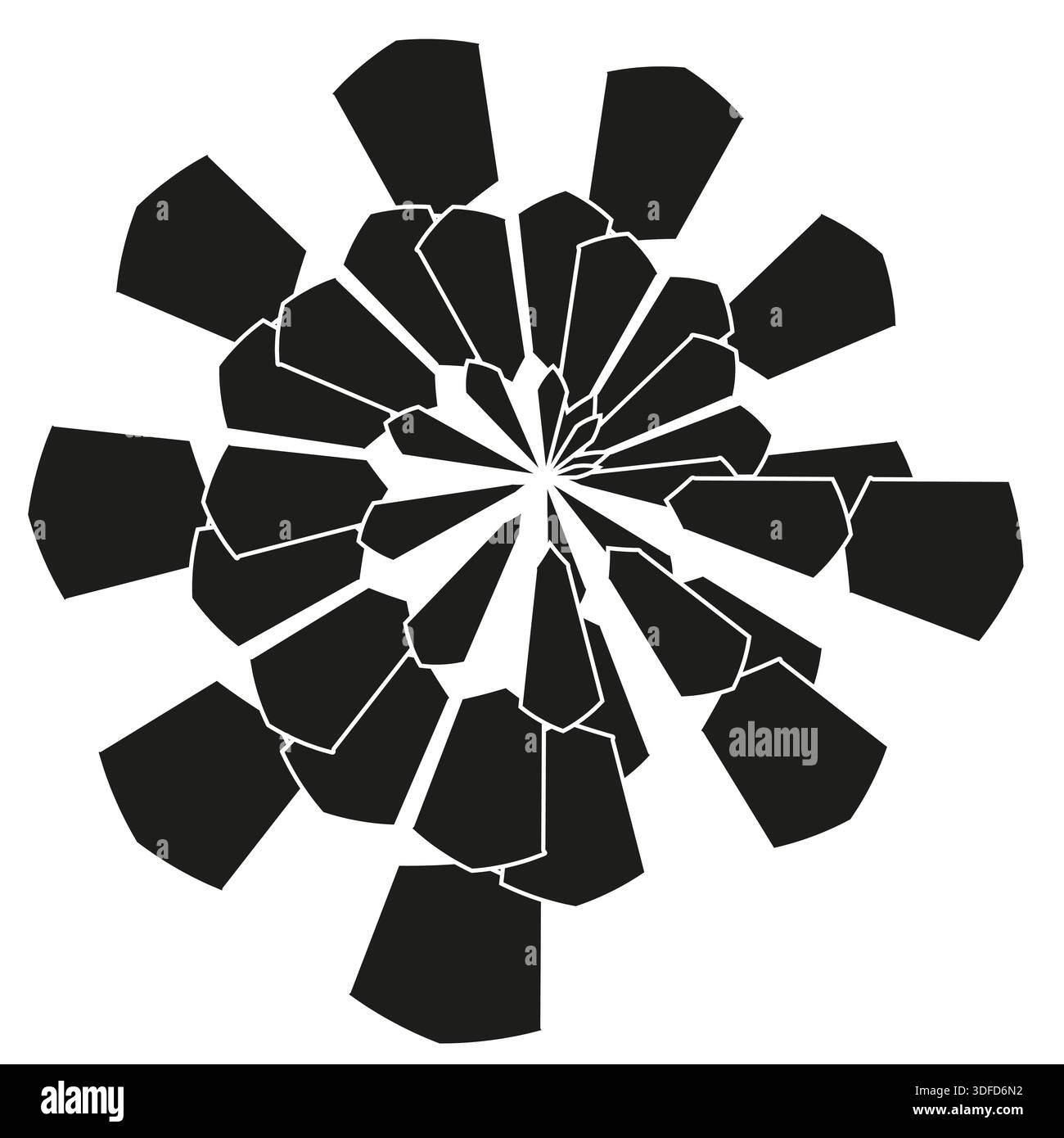 Magnificent shards explosion. Spectacular shards Vector. Sophisticated ...