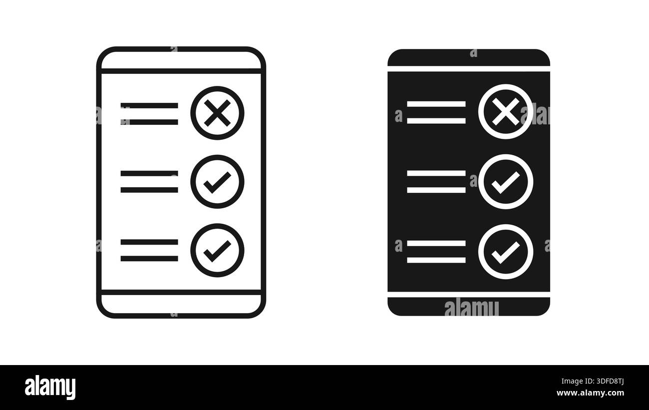 Mobile quiz Cut Out Stock Images & Pictures - Alamy