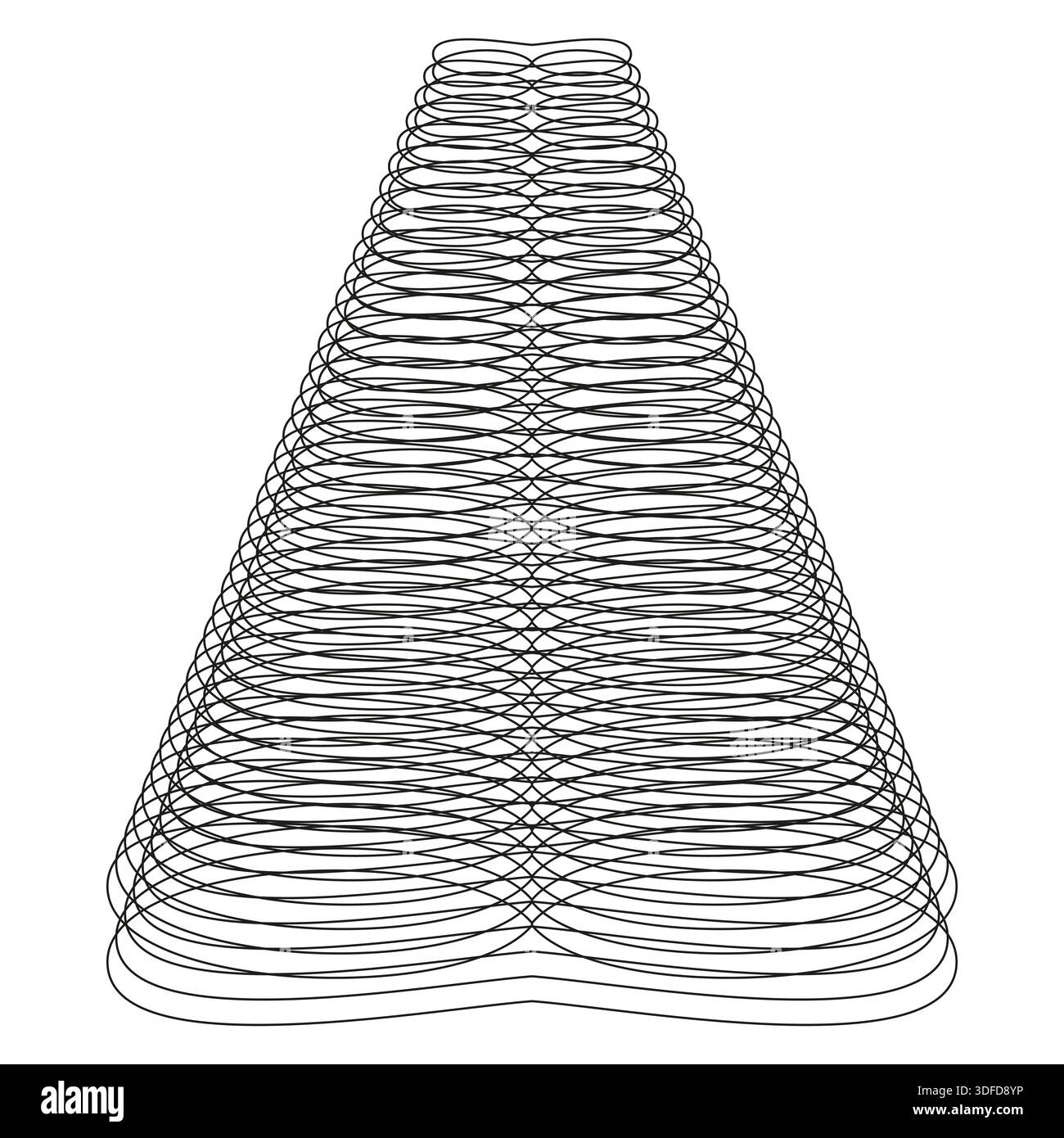 Sophisticated waveform patterns curves hi-res stock photography and ...