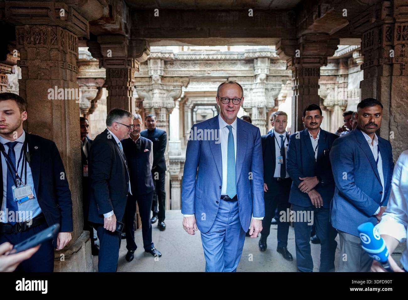 12 January 2026, India, Ahmedabad: German Chancellor Friedrich Merz ...