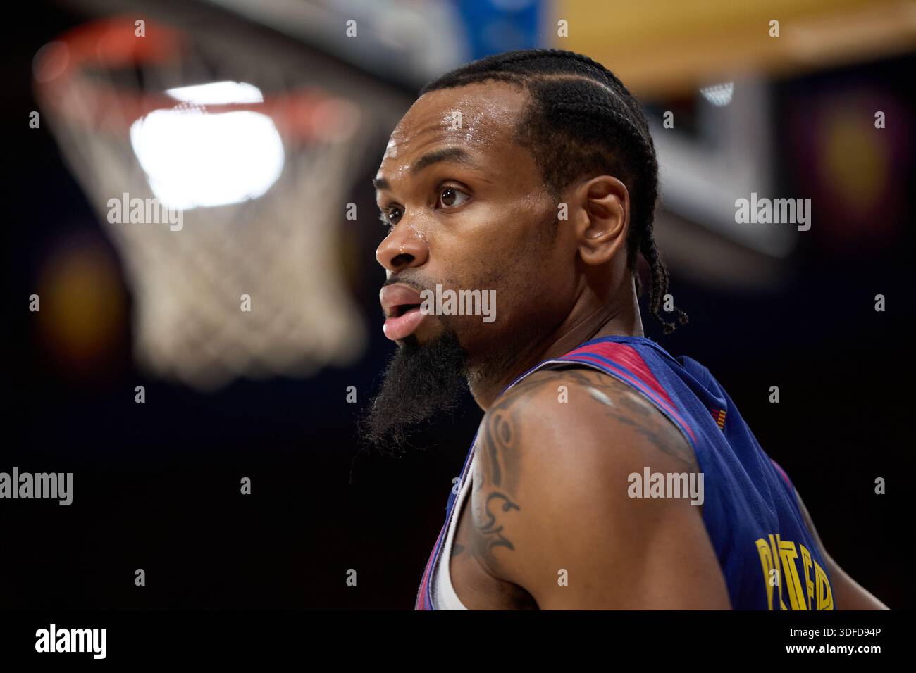 Kevin Punter of FC Barcelona looks on during the EuroLeague Regular ...
