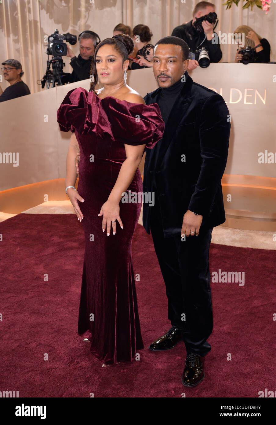 LOS ANGELES, USA. January 11, 2026: Ashley Walters & Danielle Isaie at ...