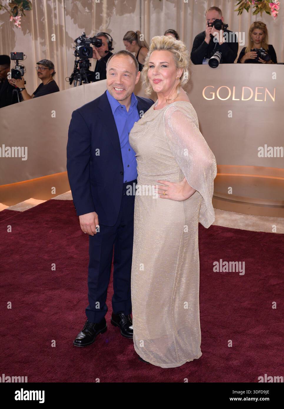 LOS ANGELES, USA. January 11, 2026: Stephen Graham & Hannah Walters at ...