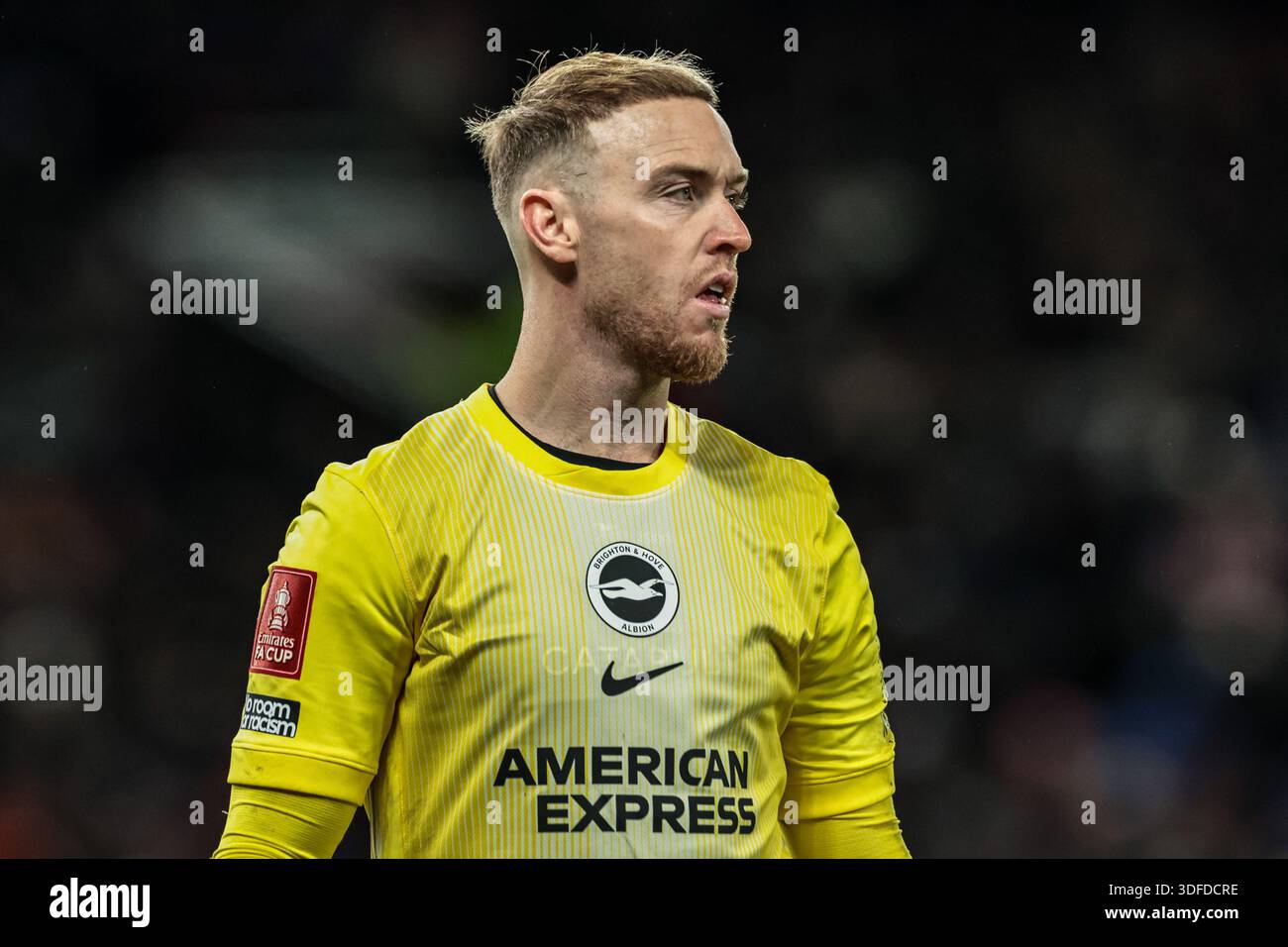 Brighton & Hove Albion goalkeeper Jason Steele during the Emirates FA ...