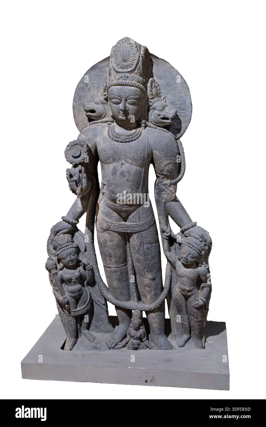 This 11th-12th century stone Vaikuntha Vishnu from Verinag, Kashmir ...