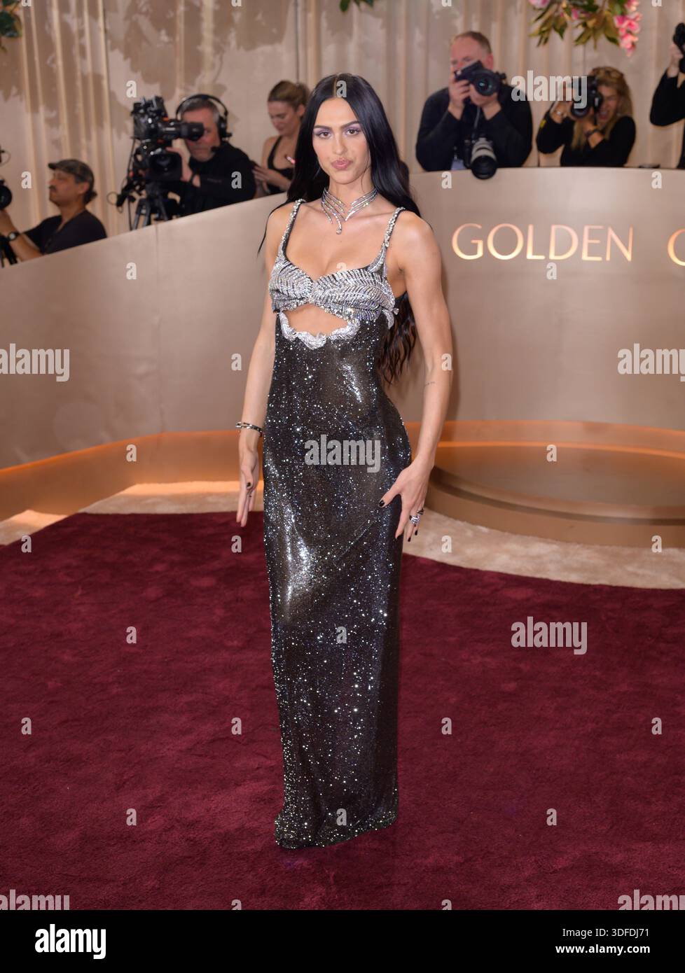 LOS ANGELES, USA. January 11, 2026: Amelia Gray Hamlin at the 83rd ...