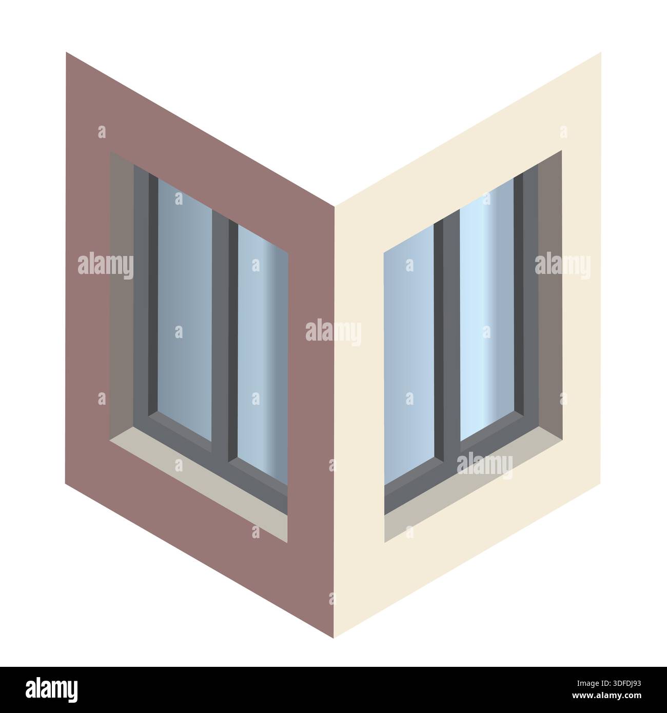 3d rendering modern high rise buildings Stock Vector Images - Alamy