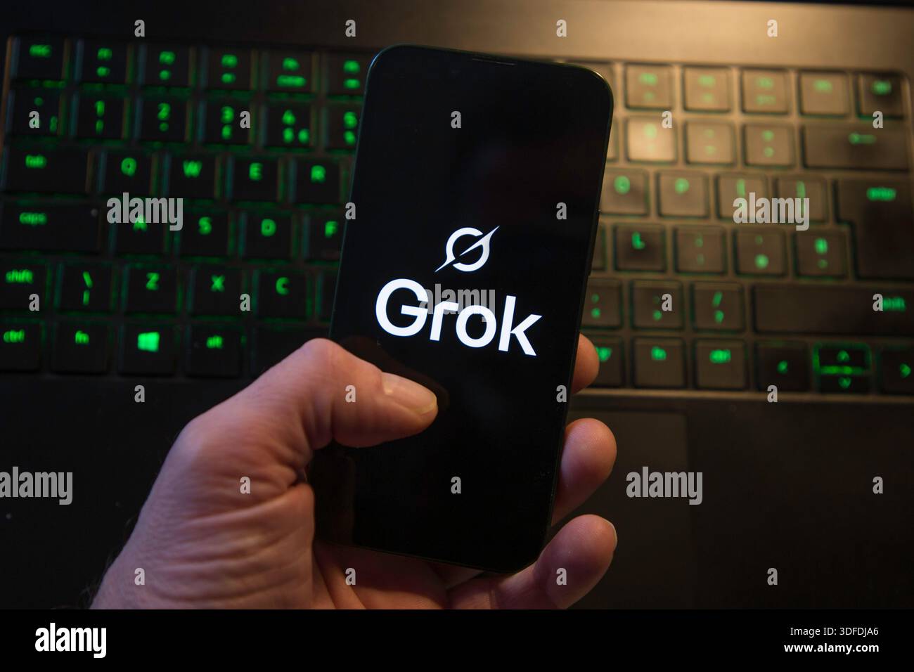 Grok ai app on hi-res stock photography and images - Alamy