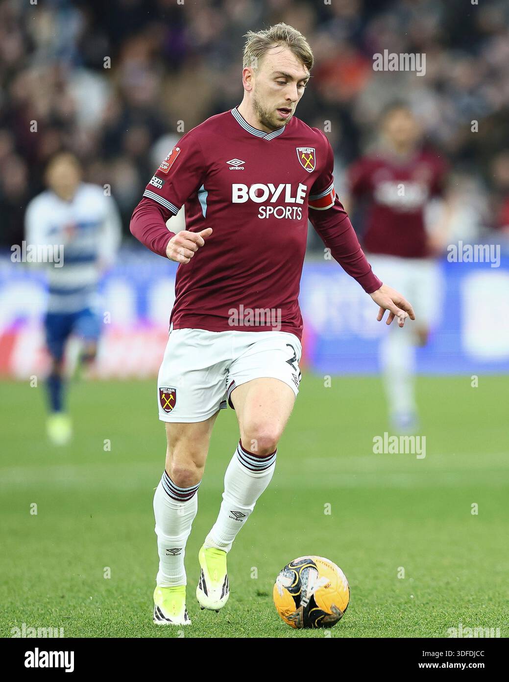Jarrod Bowen of West Ham United during the West Ham United v Queens ...