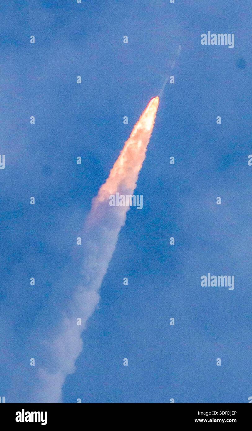 The PSLV-C62 lifts off from the Satish Dhawan Space Centre, Sriharikota ...