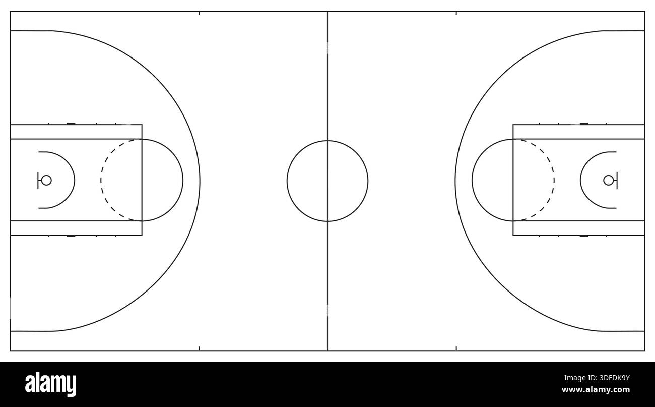 Court floor pattern Black and White Stock Photos & Images - Alamy