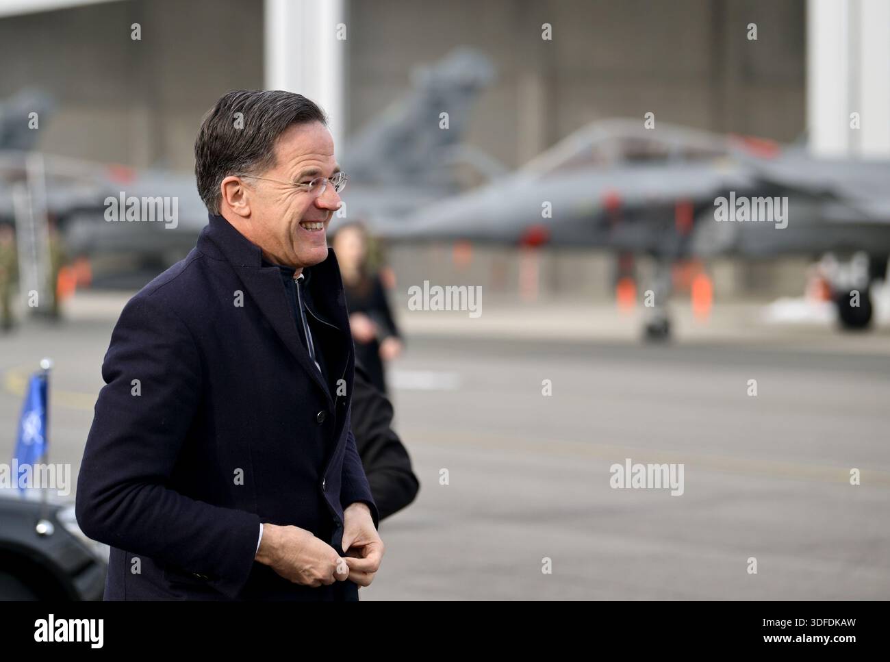 NATO Secretary General Rutte arrives at the "Colonel Marko Zivkovic ...