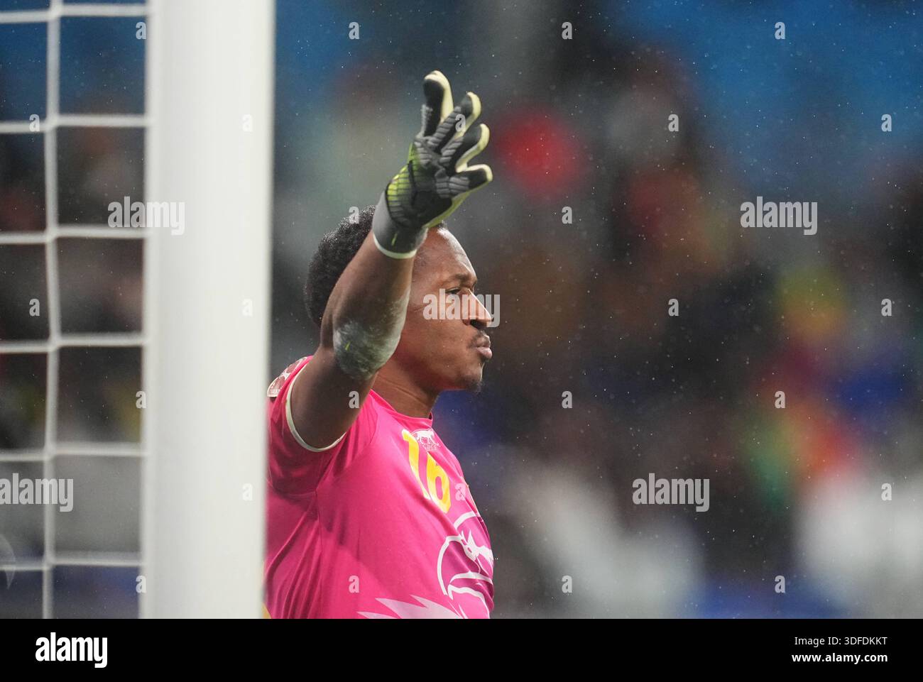 January 09 2026: Djigui Diarra of Mali gestures during a 2025 AFCON ...