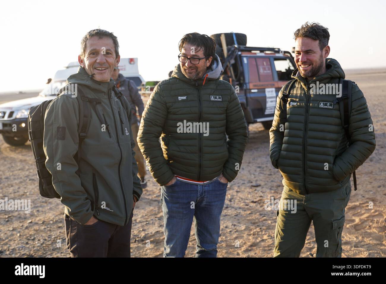 Le Moenner Yann, CEO of ASO, CASTERA David, Director of the Dakar Rally ...