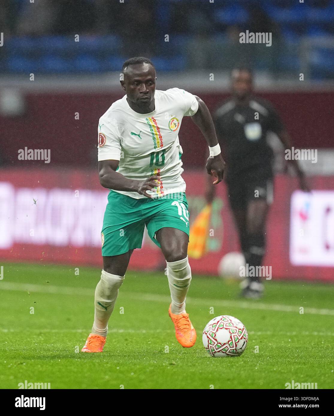 January 09 2026: Sadio Mane of Senegal controls the ball during a 2025 ...