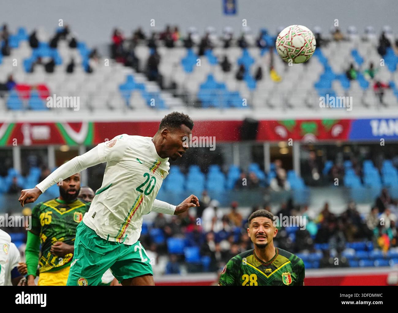 January 09 2026: Mouhamadou Habibou Diallo of Senegal heads during a ...