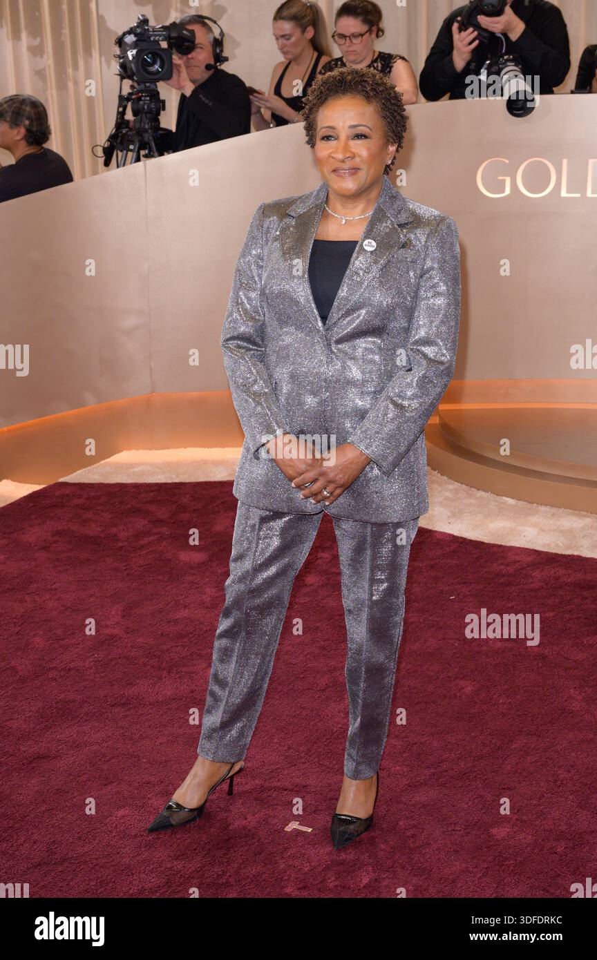 LOS ANGELES, USA. January 11, 2026: Wanda Sykes at the 83rd Golden ...