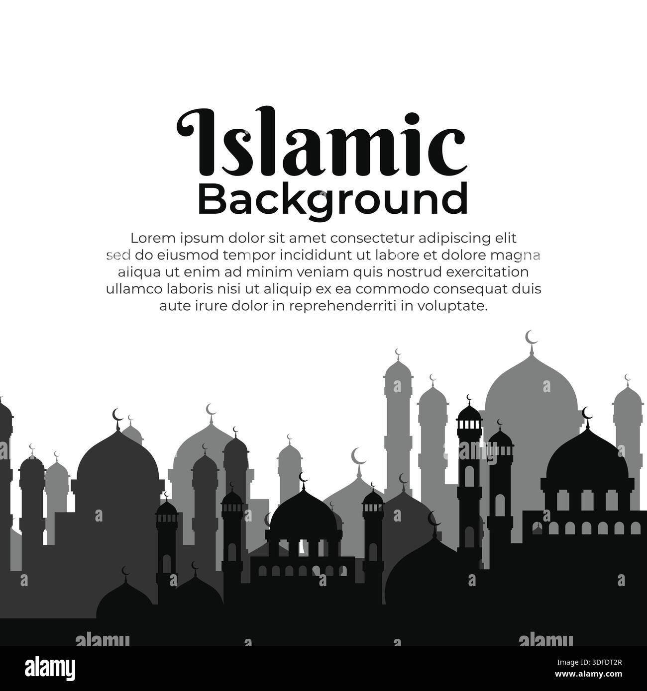 Islamic vector shapes Black and White Stock Photos & Images - Alamy