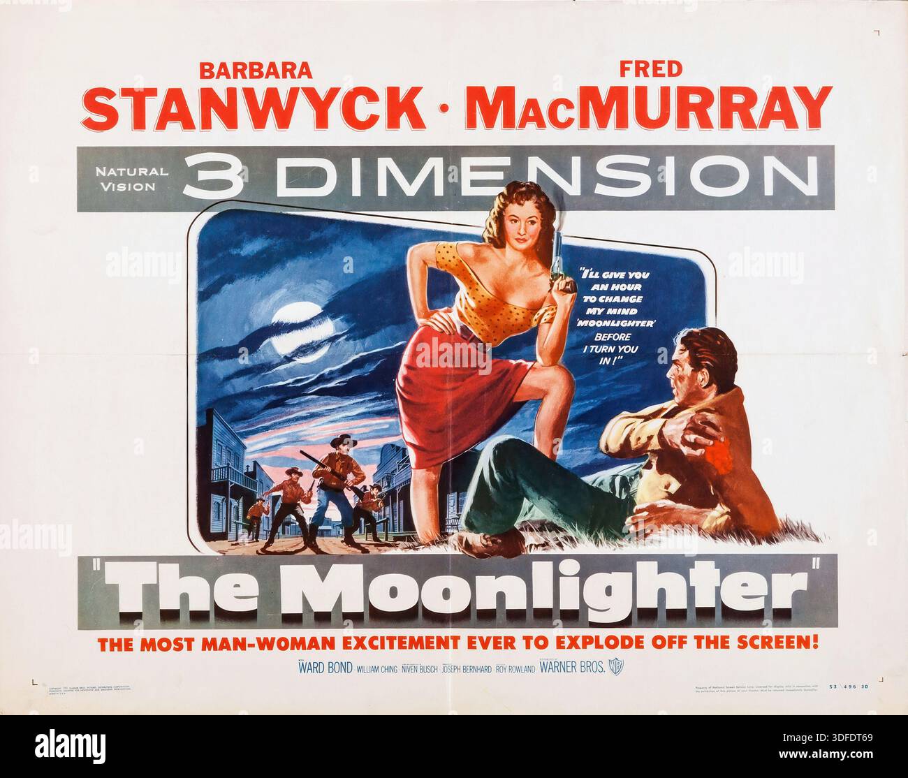 FRED MACMURRAY and BARBARA STANWYCK in THE MOONLIGHTER (1953), directed ...