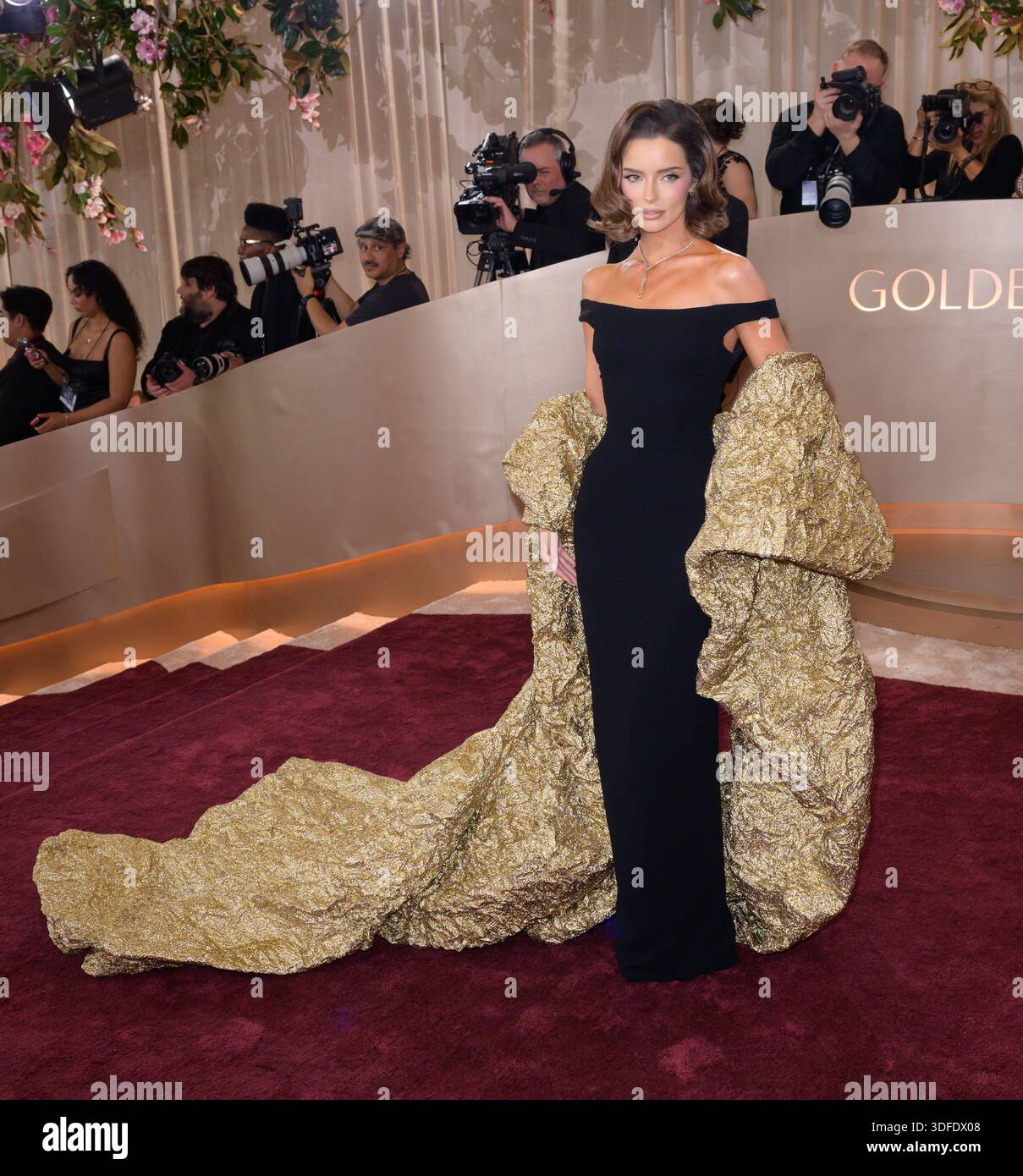 LOS ANGELES, USA. January 11, 2026: Maura Higgins at the 83rd Golden ...