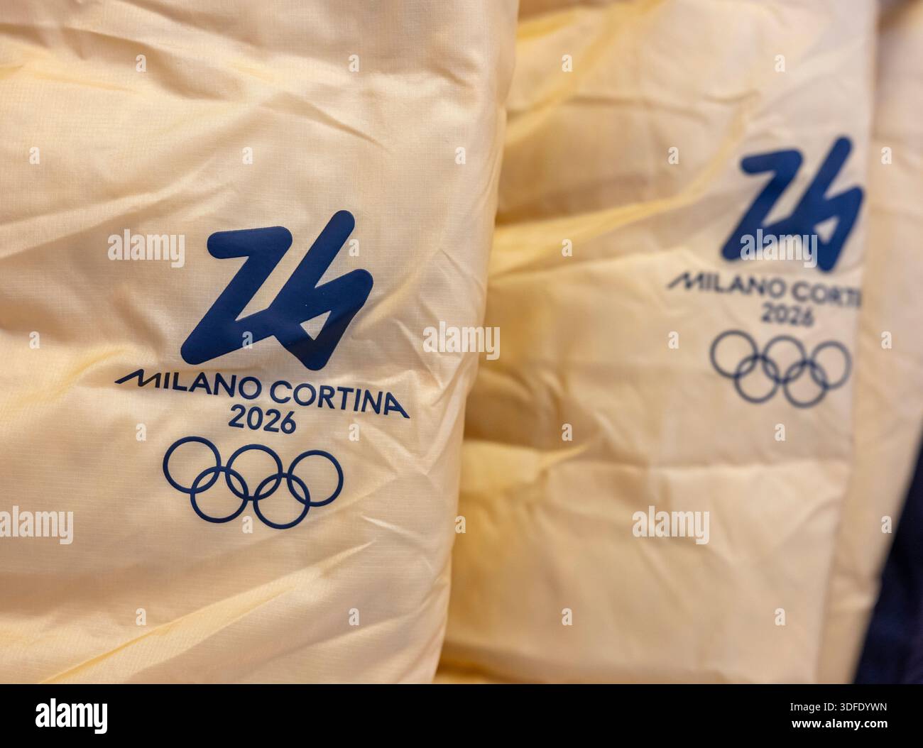 Logo 2026 milan cortina hi-res stock photography and images - Alamy