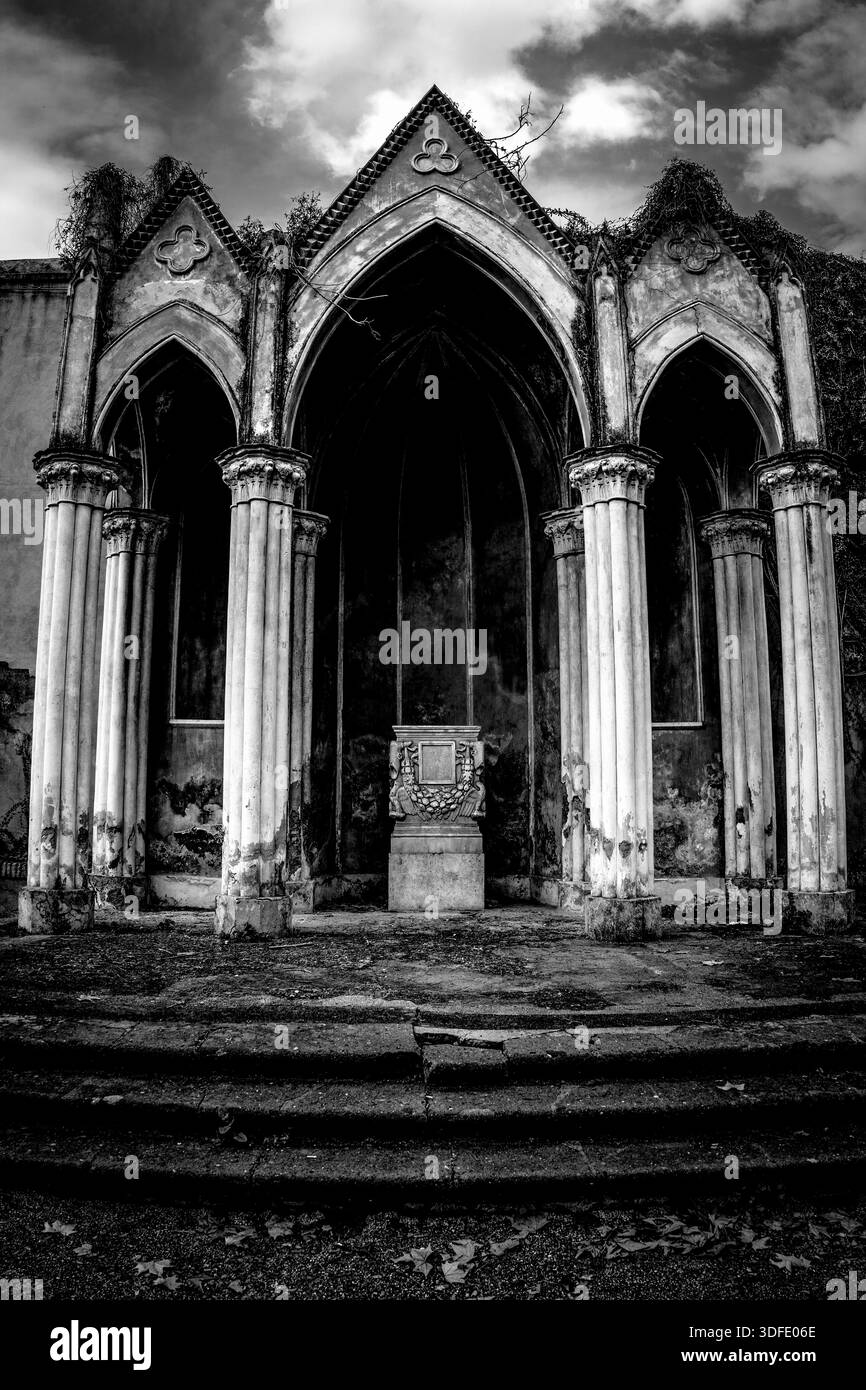 Rome, Gothic Temple of Villa Celimontana (Villa Mattei), Caelian Hill ...