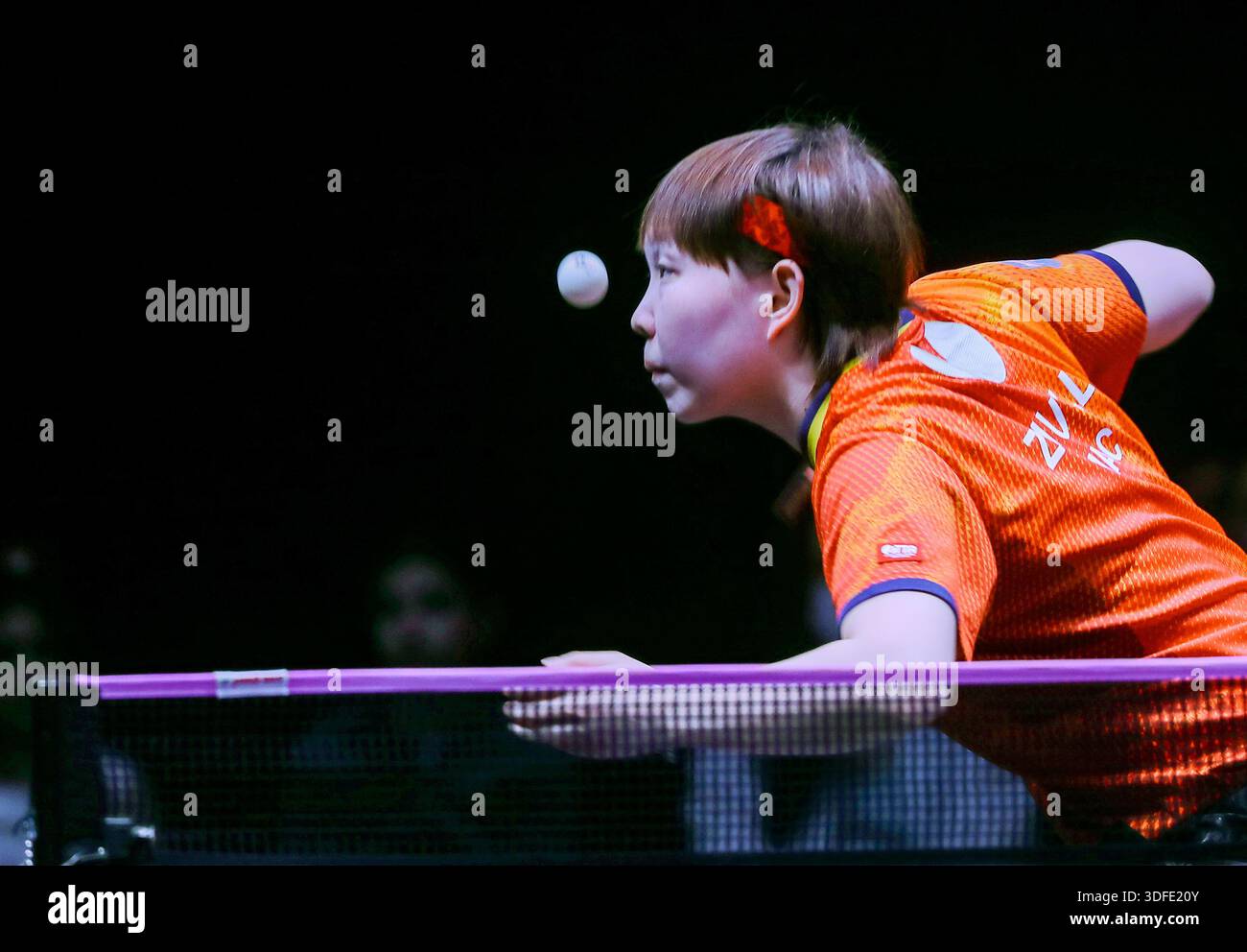 Macau's Zhou Yuling faces China's Chen Xingtong (Not in picture) during ...