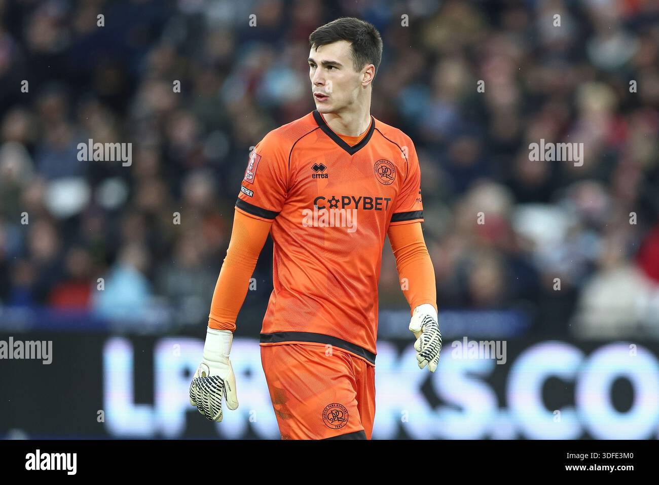 Joe Walsh of Queens Park Rangers during the West Ham United v Queens ...
