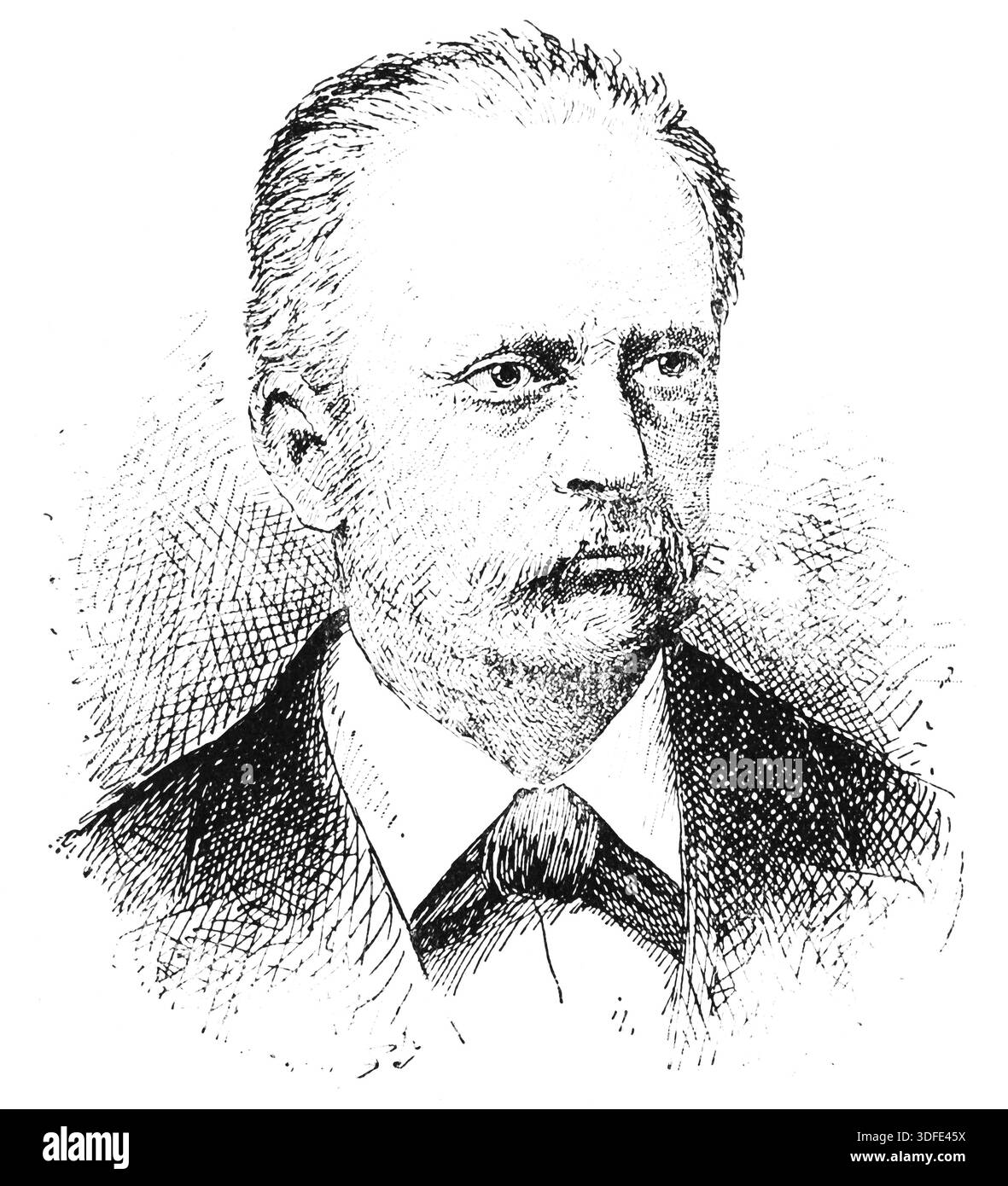 Portrait of Hermann von Helmholtz - a German physicist and physician ...