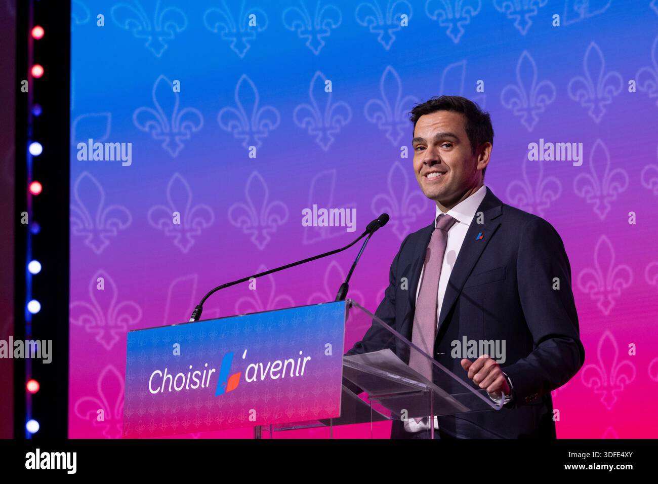 Charles Milliard, candidat à la direction du Parti libéral du Québec ...