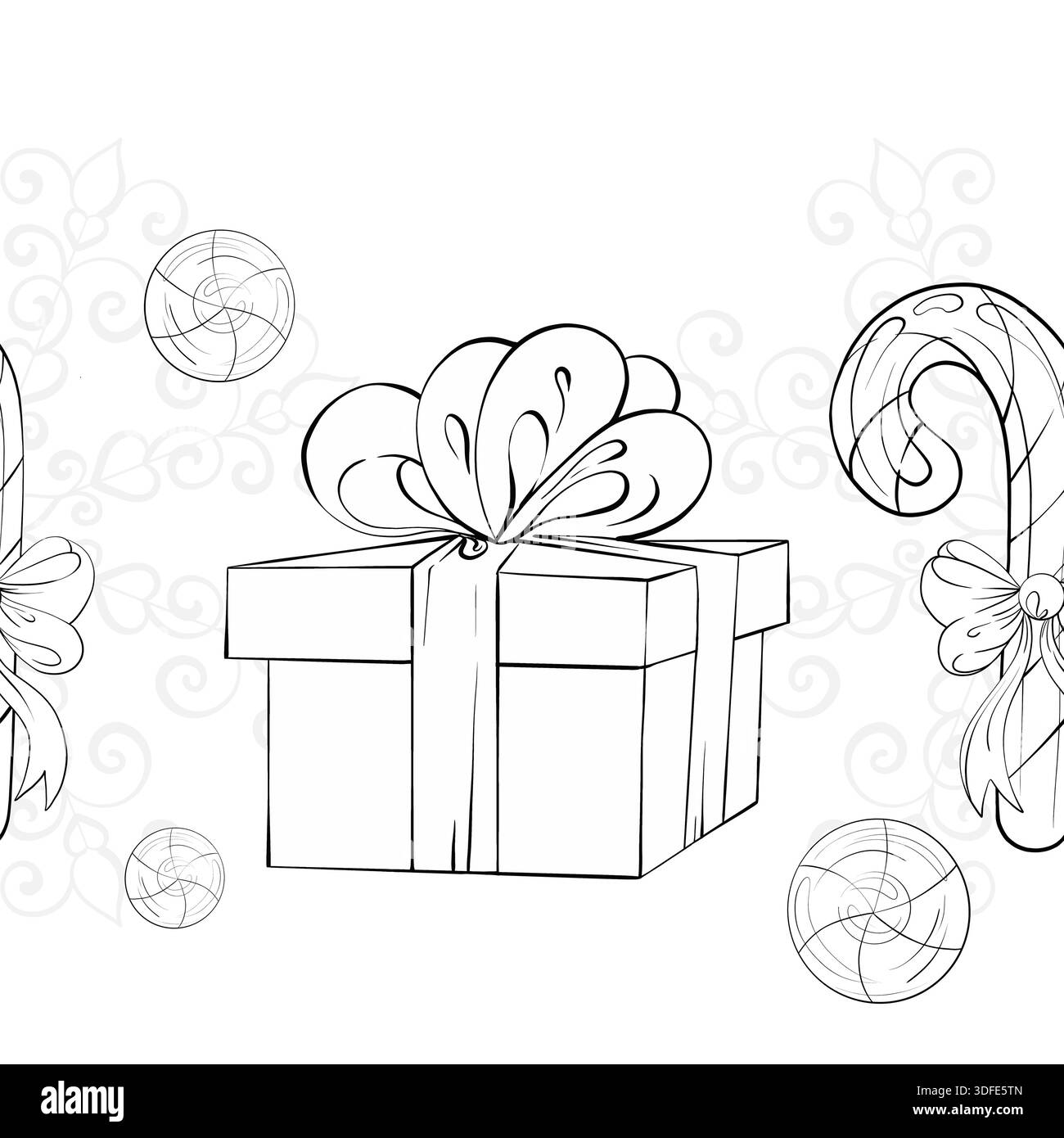 Seasonal handmade gift box Stock Vector Images - Alamy