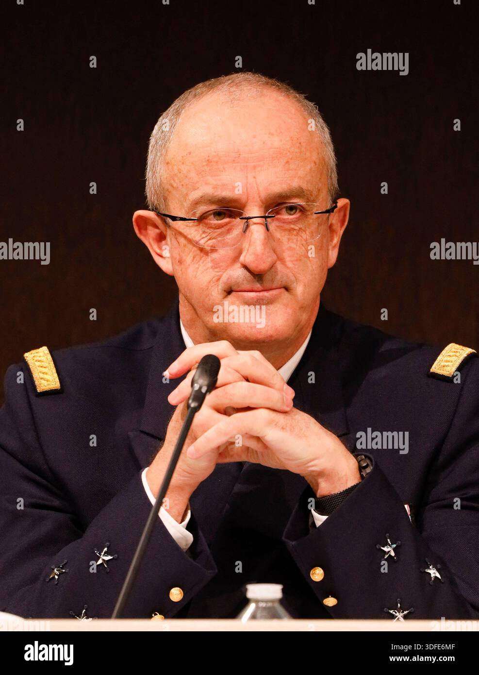 Nicolas Vaujour, Chief of Staff of the Marine attending the launch of ...