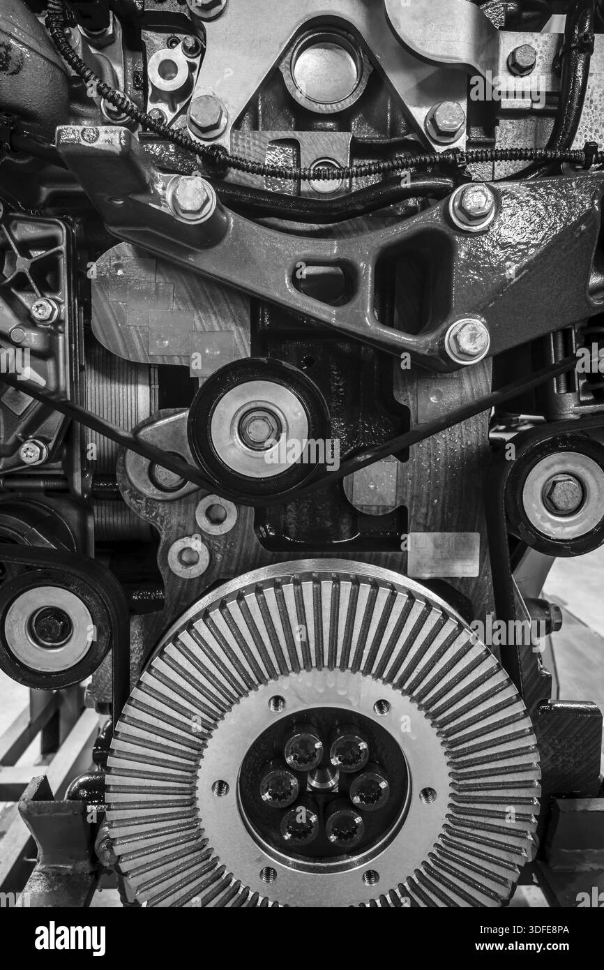 Destroyed engine Black and White Stock Photos & Images - Alamy
