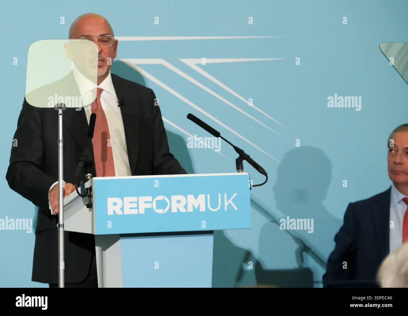 London, UK. 12th Jan 2026. Reform Party UK press conference, Nadhim ...