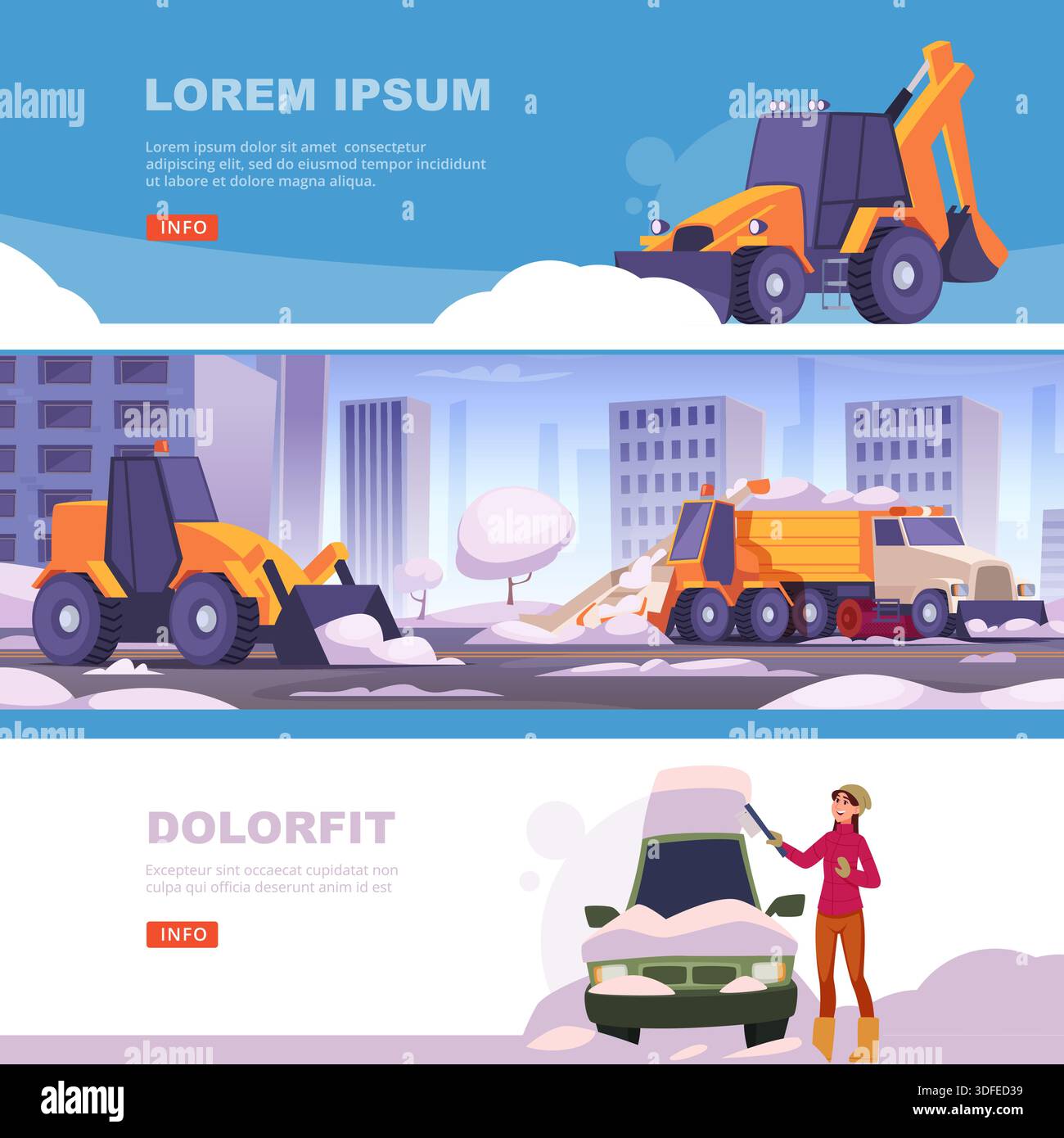 Snow removal urban vehicles hi-res stock photography and images - Alamy