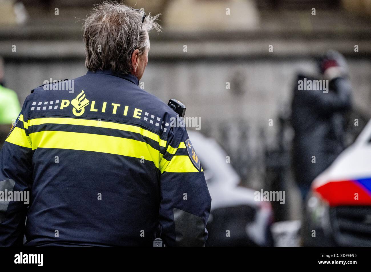 AMSTERDAM - Police officers at work. ROBIN UTRECHT /ANP netherlands out ...
