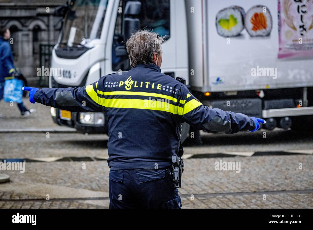 AMSTERDAM - Police officers at work. ROBIN UTRECHT /ANP netherlands out ...