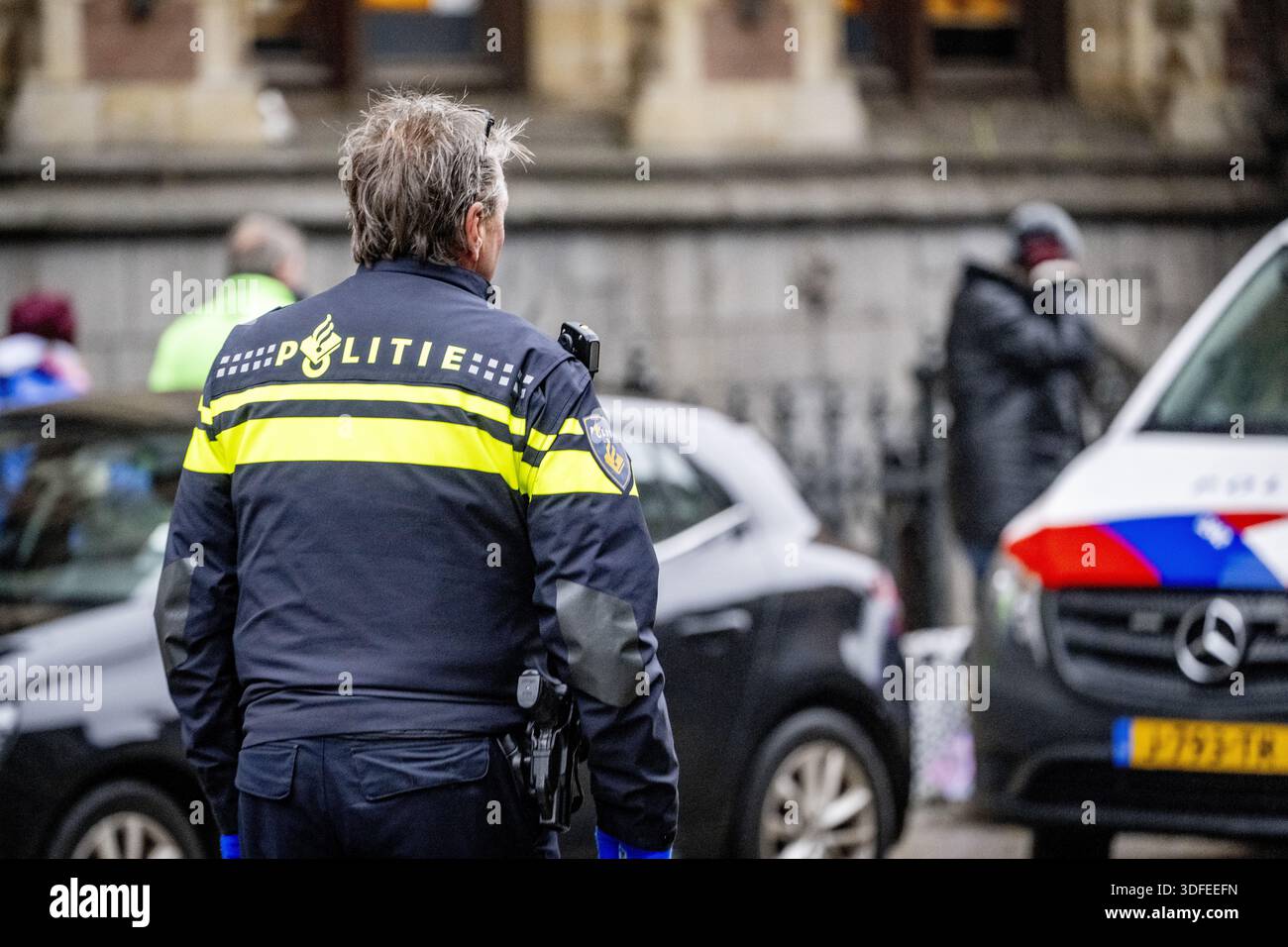 AMSTERDAM - Police officers at work. ROBIN UTRECHT /ANP netherlands out ...