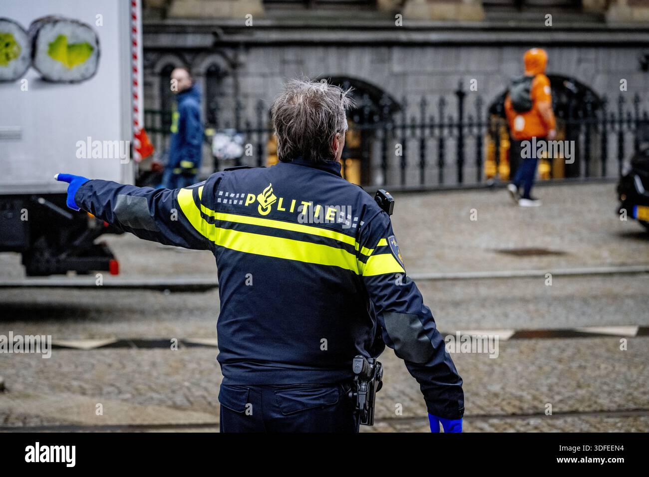 AMSTERDAM - Police officers at work. ROBIN UTRECHT /ANP netherlands out ...