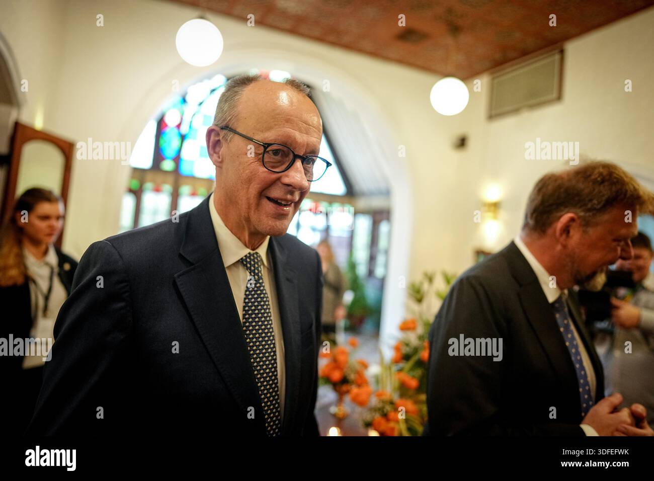 12 January 2026, India, Ahmedabad: German Chancellor Friedrich Merz ...
