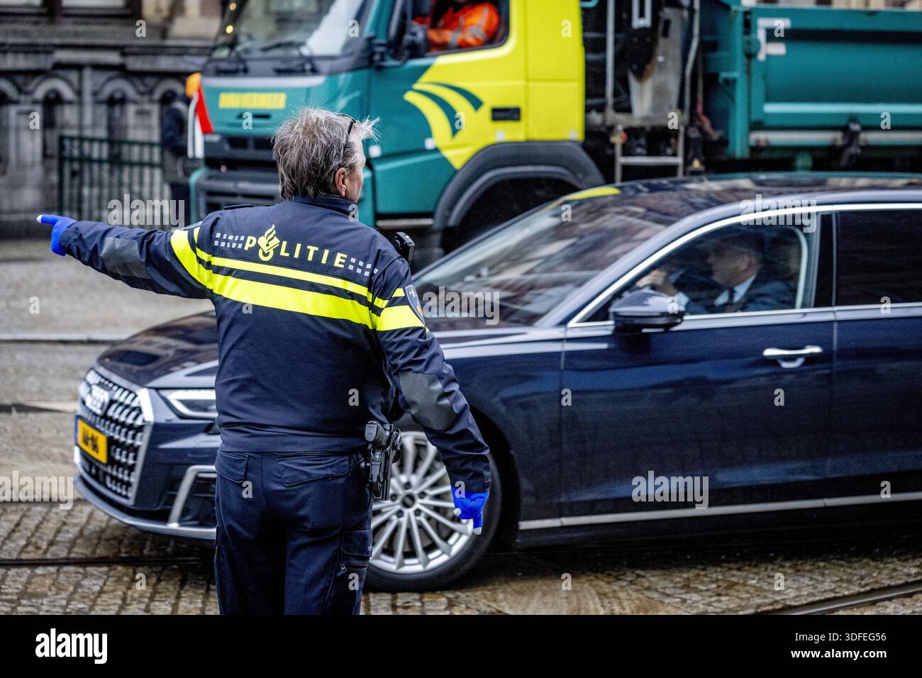 AMSTERDAM - Police officers at work. ROBIN UTRECHT /ANP netherlands out ...