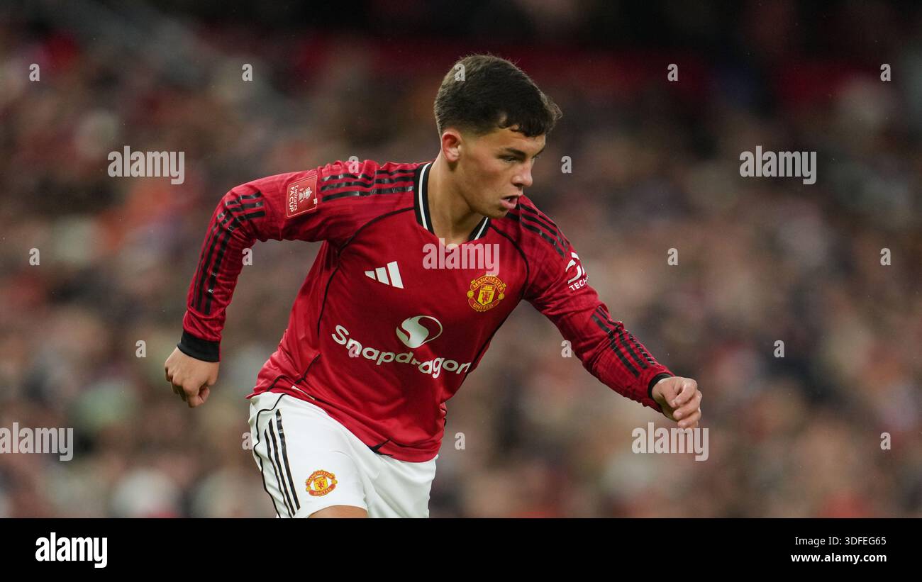 Manchester United's Shea Lacey during the FA Cup third round soccer ...