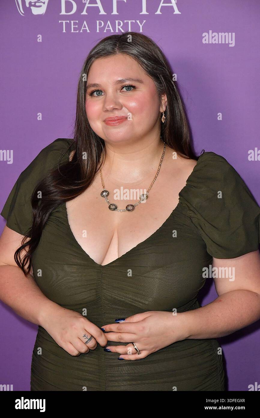 Paige Bethmann attends the 2026 BAFTA Tea Party at Four Seasons Hotel ...