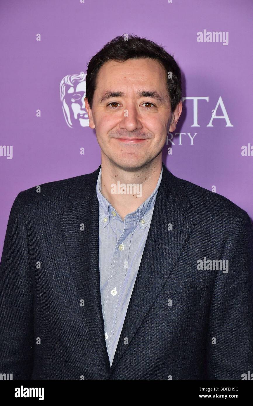 Will Tracy attends the 2026 BAFTA Tea Party at Four Seasons Hotel Los ...