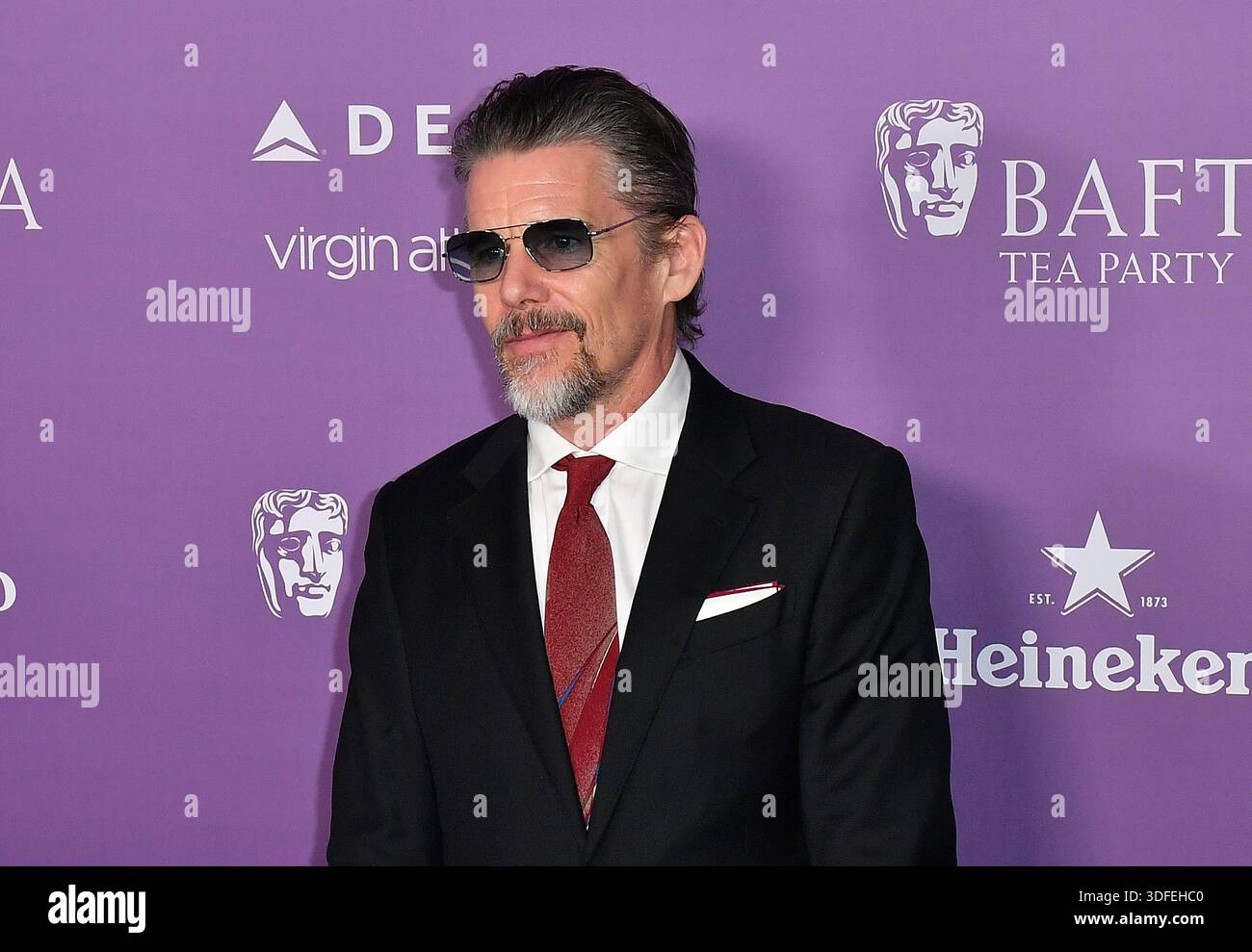 Ethan Hawke attends the 2026 BAFTA Tea Party at Four Seasons Hotel Los ...