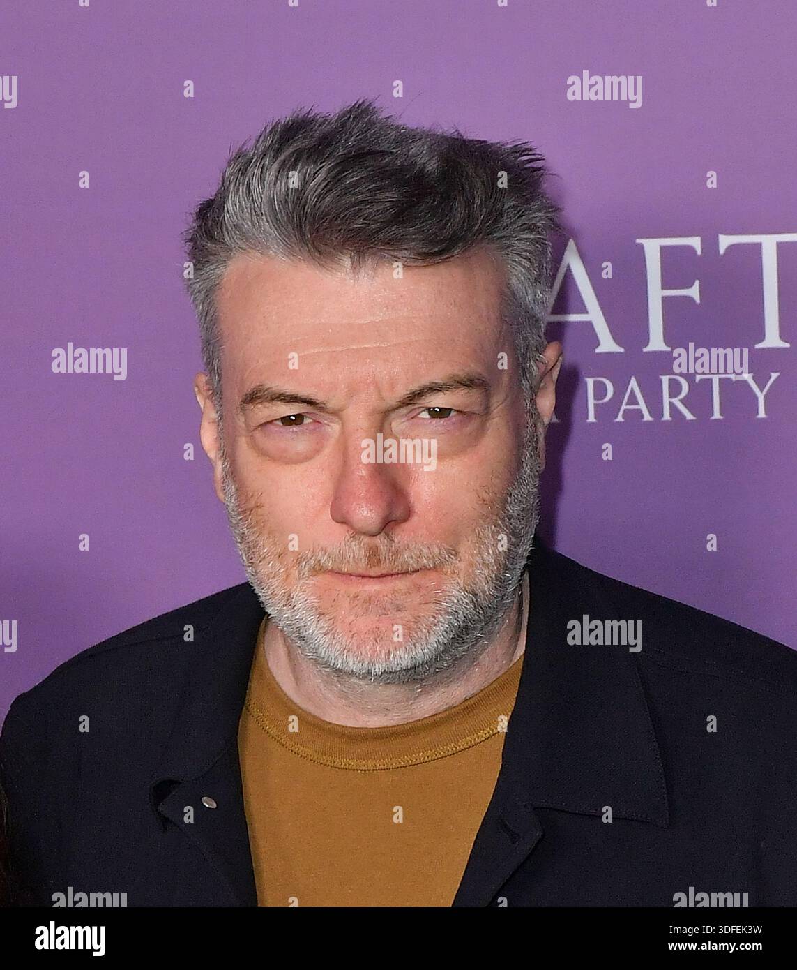 Charlie Brooker attends the 2026 BAFTA Tea Party at Four Seasons Hotel ...