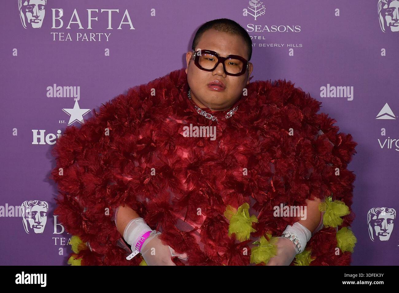 Taylor Srirat attends the 2026 BAFTA Tea Party at Four Seasons Hotel ...