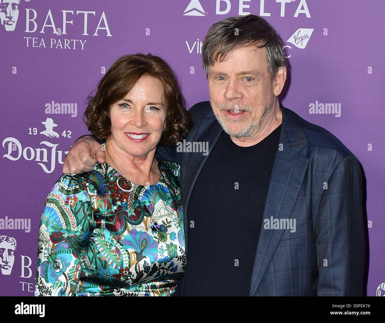 Marilou York, Mark Hamill attend the 2026 BAFTA Tea Party at Four ...