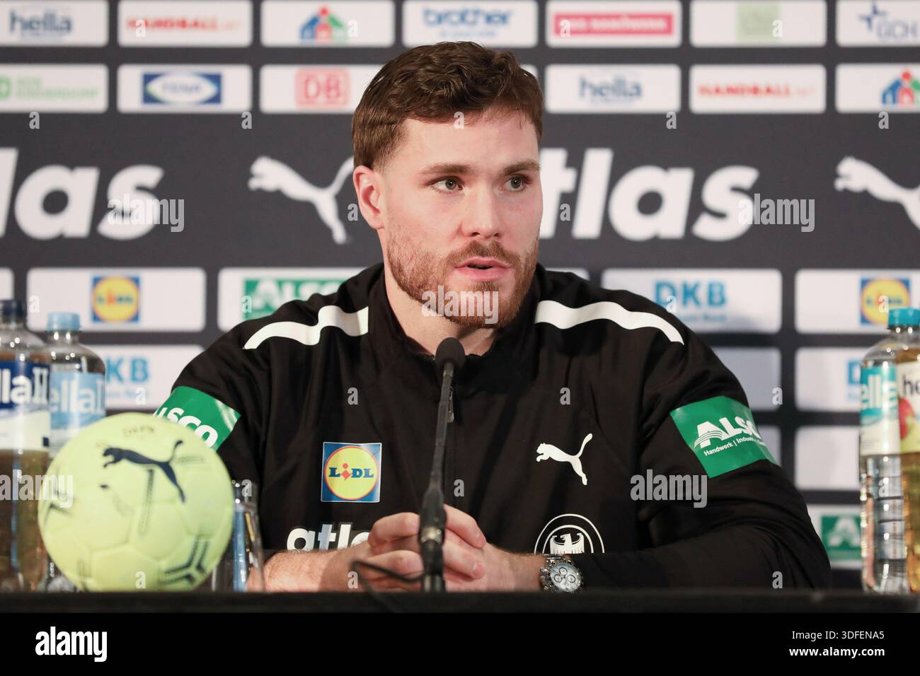 Hanover, Germany. 12th Jan, 2026. Handball: European Championship, DHB ...